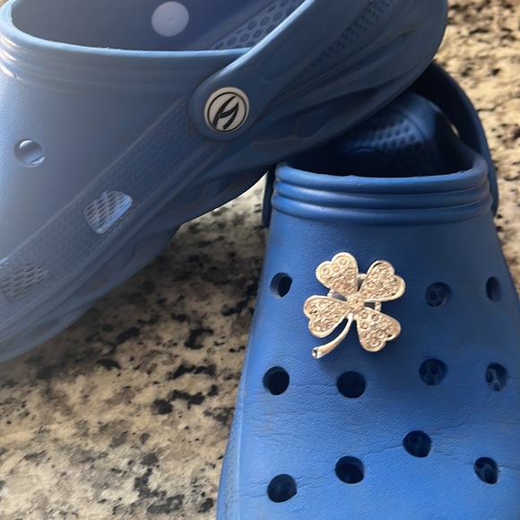 Jibbitz | Accessories | Four Leaf Clover Croc Charm With Rhinestones 22 ...